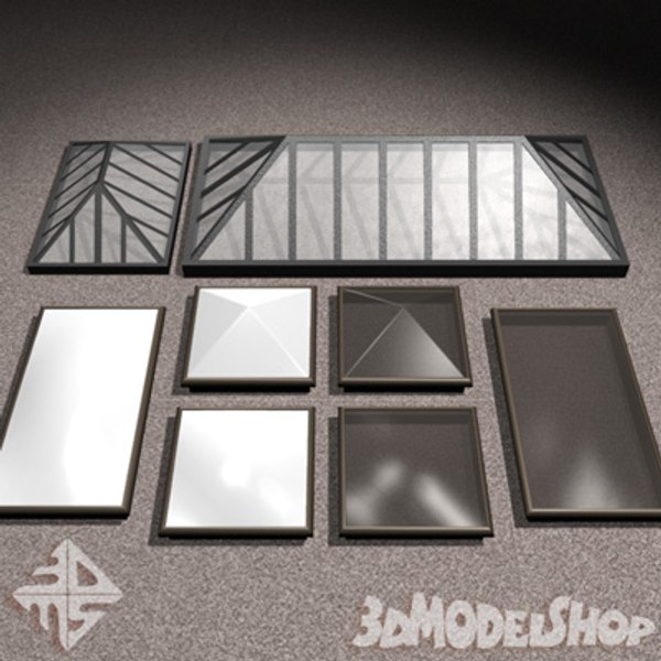 3d windows roof model