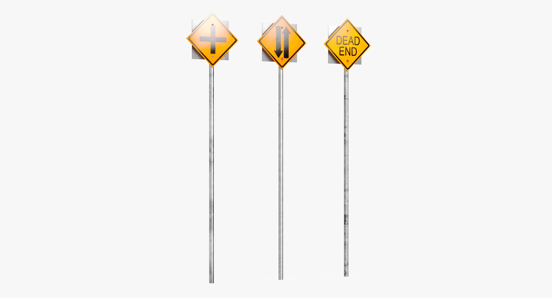 3D Street Signs Model - TurboSquid 1369229