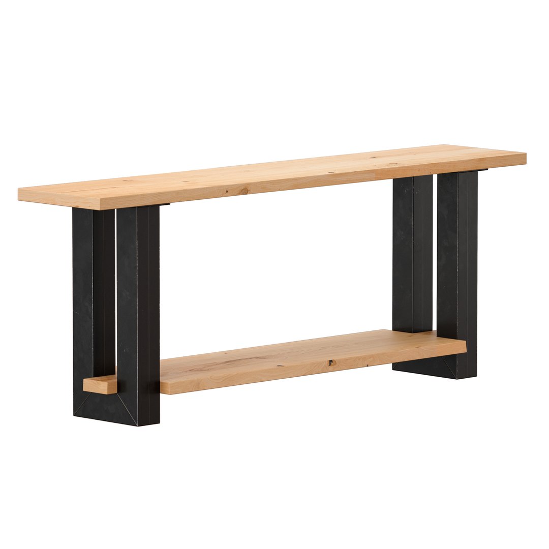 Console - Side Table Athens Oldwood 3D - TurboSquid 1957516