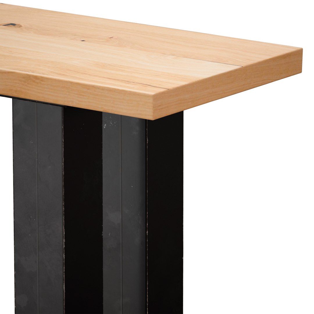 Console - Side Table Athens Oldwood 3D - TurboSquid 1957516