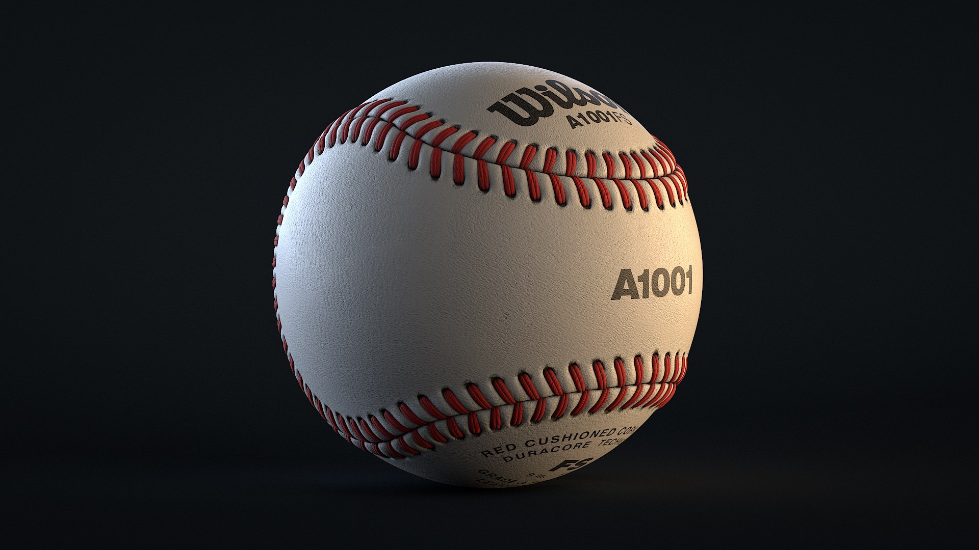 3D Baseball Ball - Wilson A1001FS - TurboSquid 2106604