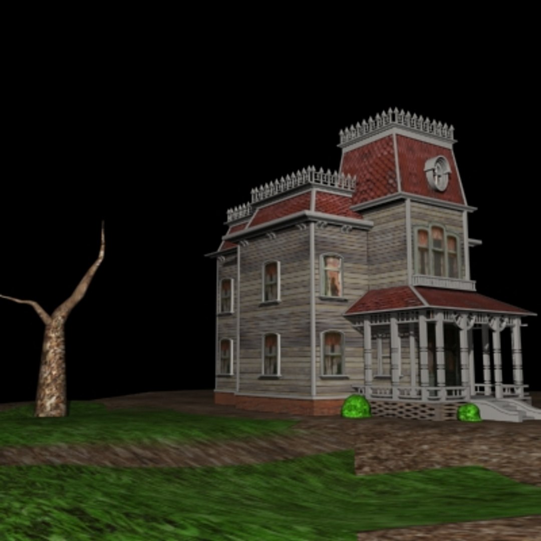 Max3 Psycho House Scene 3d Model
