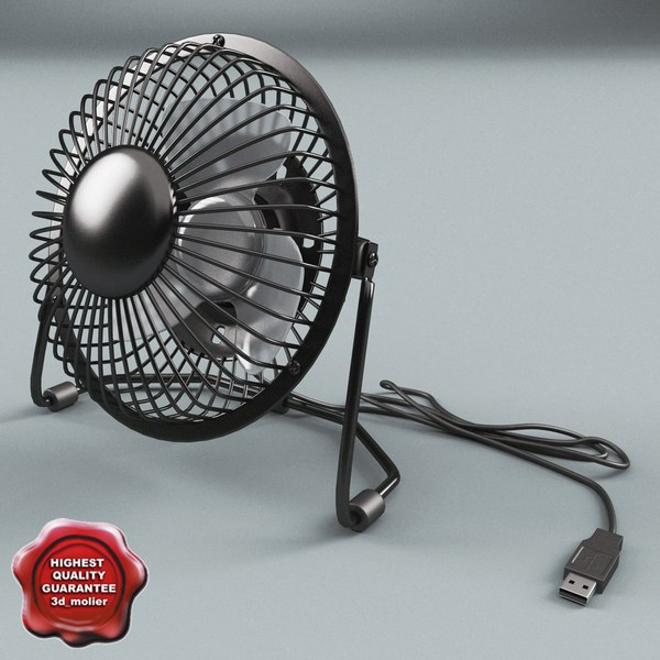 usb fan v2 3d model