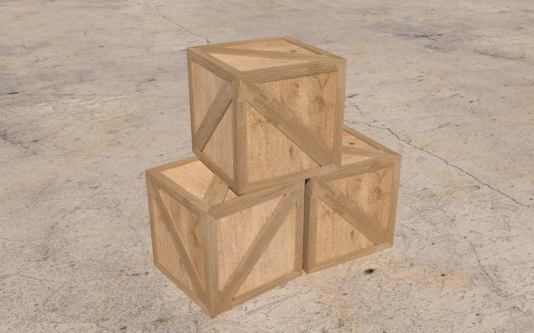 3D crate box - TurboSquid 1223119