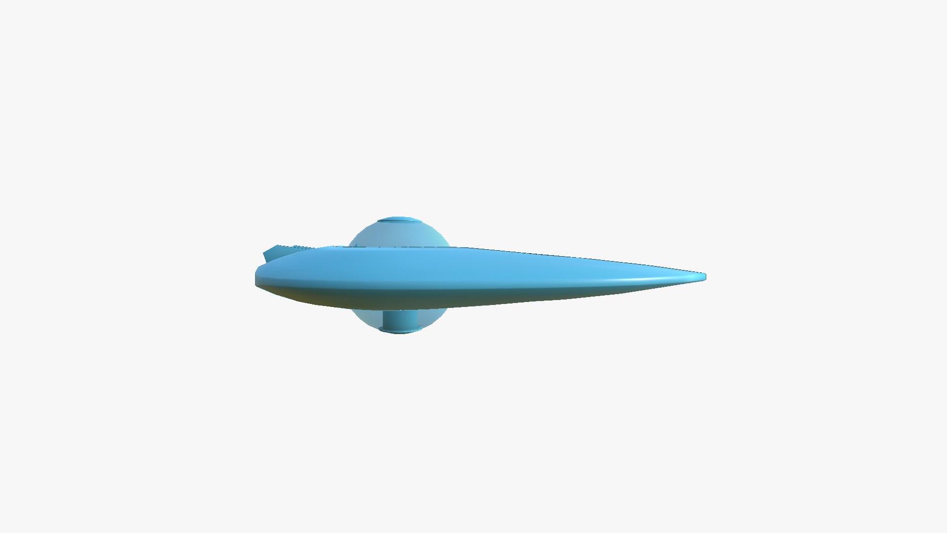 3D Alien Spaceship UFO I09 Full White - Sci Fi Spacecraft Design ...