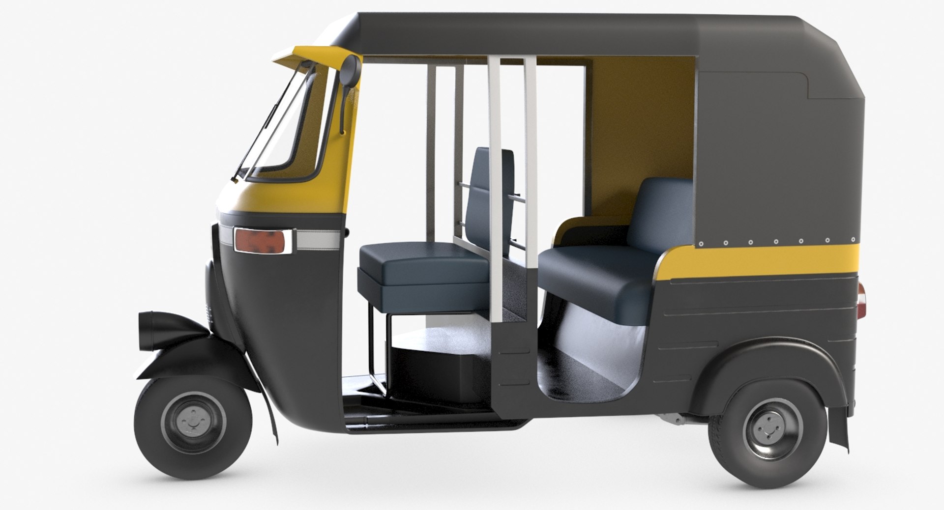 3D Model Auto Rickshaw Tuktuk - TurboSquid 1284100
