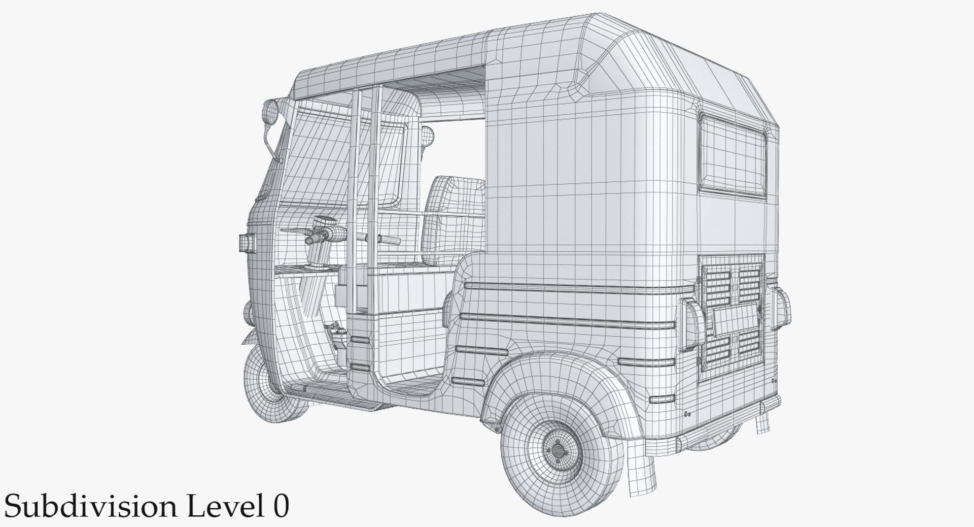 3D Model Auto Rickshaw Tuktuk - TurboSquid 1284100