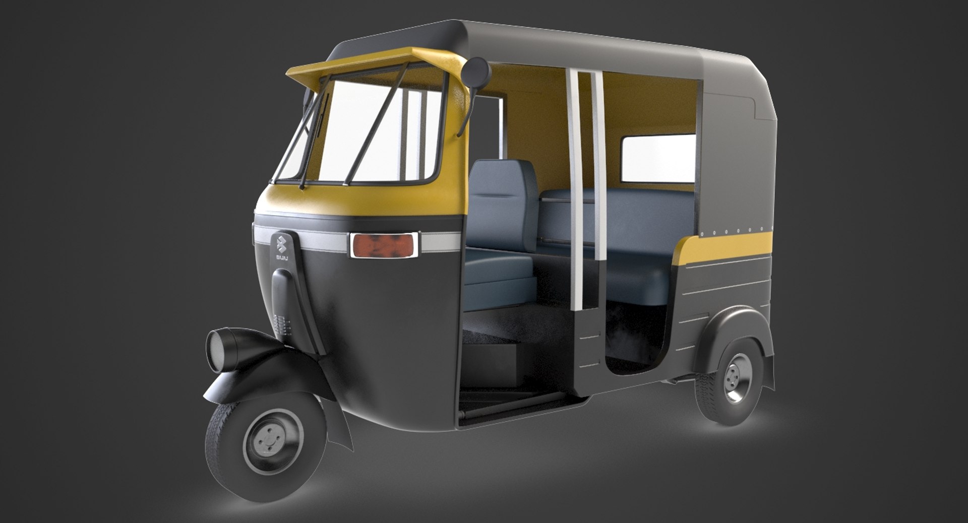 3D Model Auto Rickshaw Tuktuk - TurboSquid 1284100