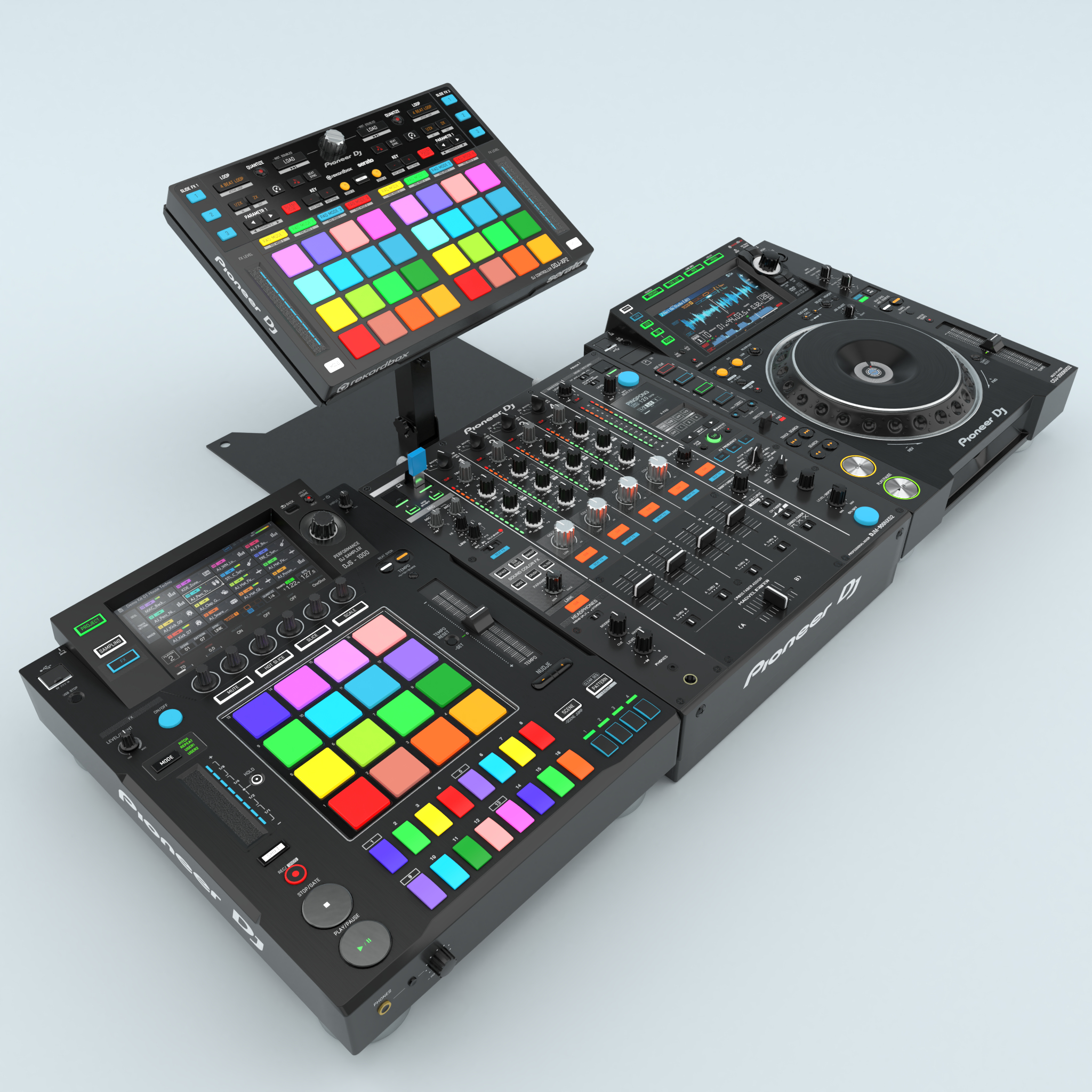 3D model Professional DJ Pioneer Collection - TurboSquid 1750034