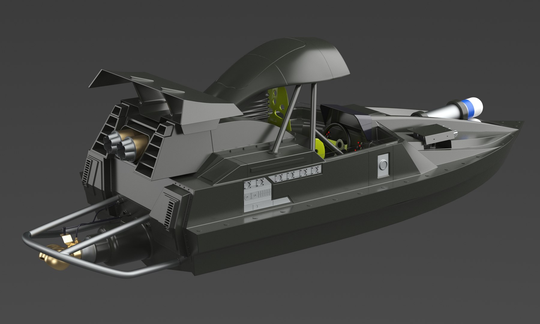 Qboat model - TurboSquid 2073714