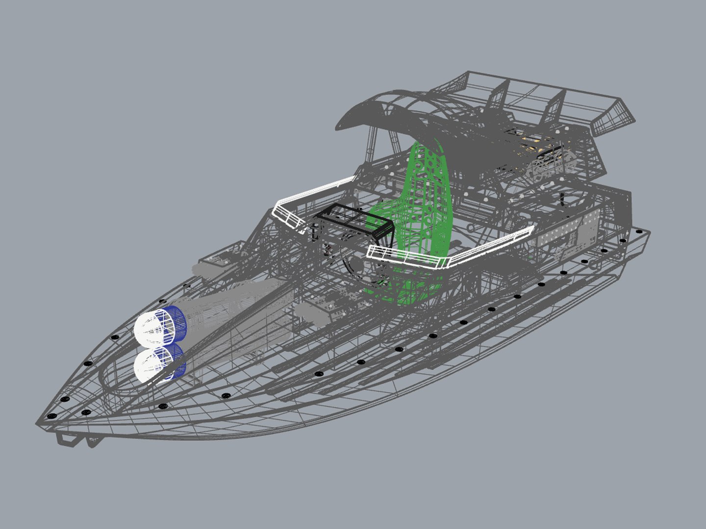 Qboat model - TurboSquid 2073714