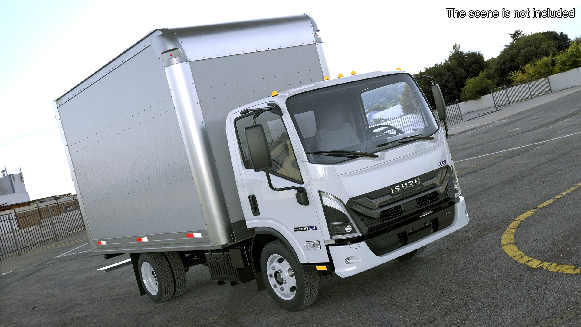 Electric Isuzu NRR EV Truck 132 Inch 3D - TurboSquid 2386262