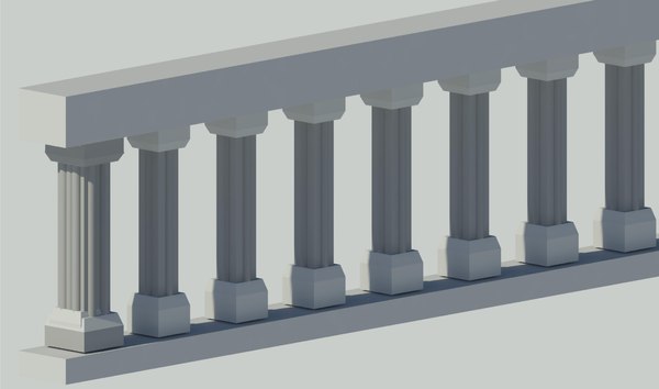 Balustrade 3D Models for Download | TurboSquid