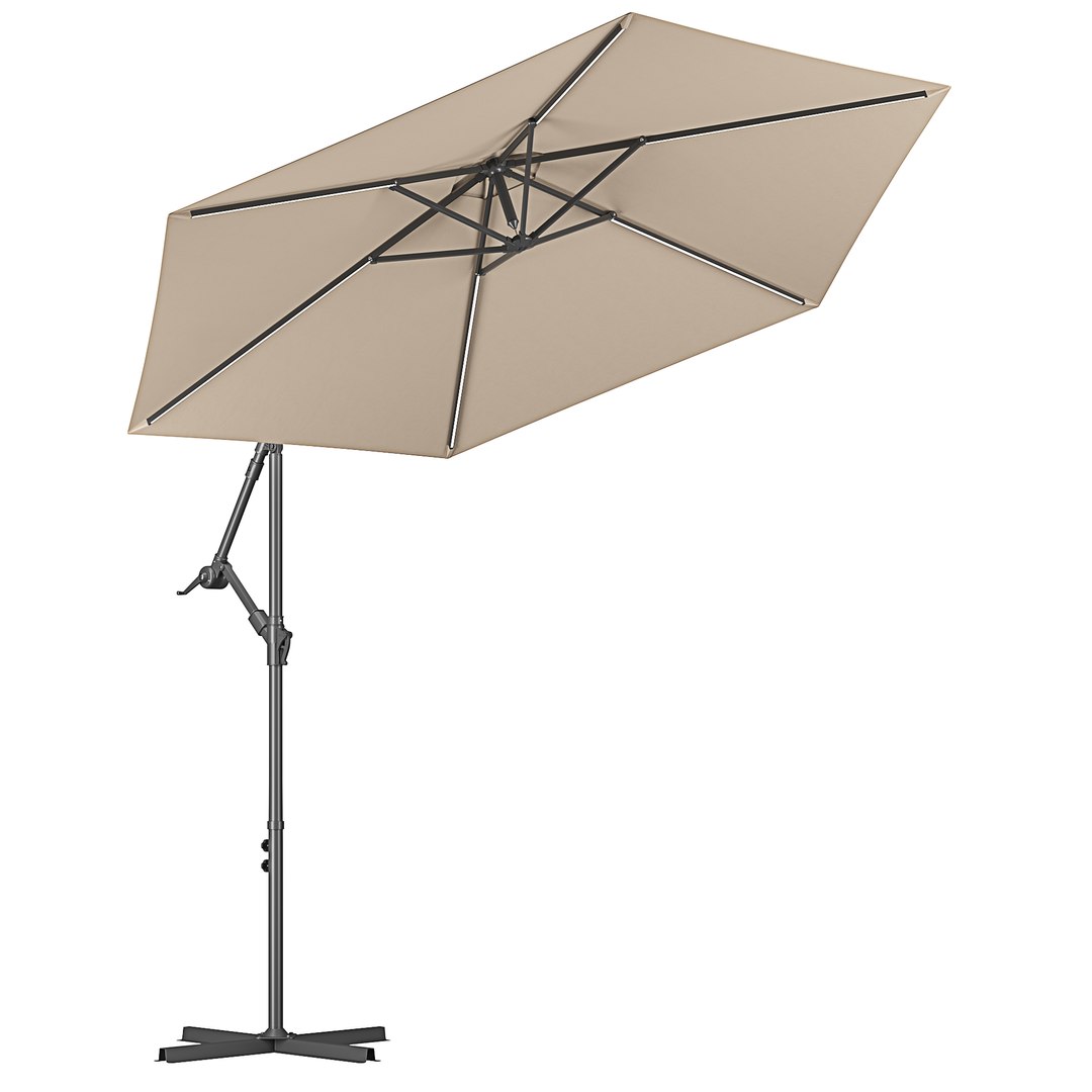 3D Model Parasol With LED Lights - TurboSquid 1778696