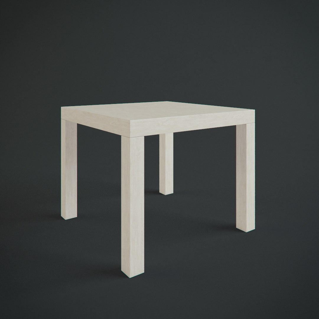 Ikea Lack Table 3d Model
