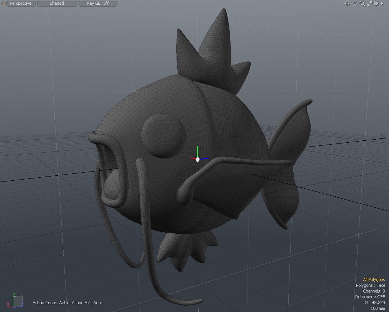 Magikarp Pokemon 3d Model
