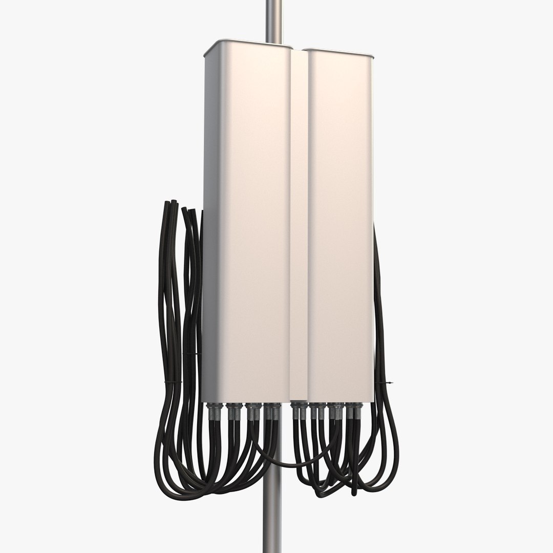 3D model Cell Site Antenna 002 Twin model - TurboSquid 2004398