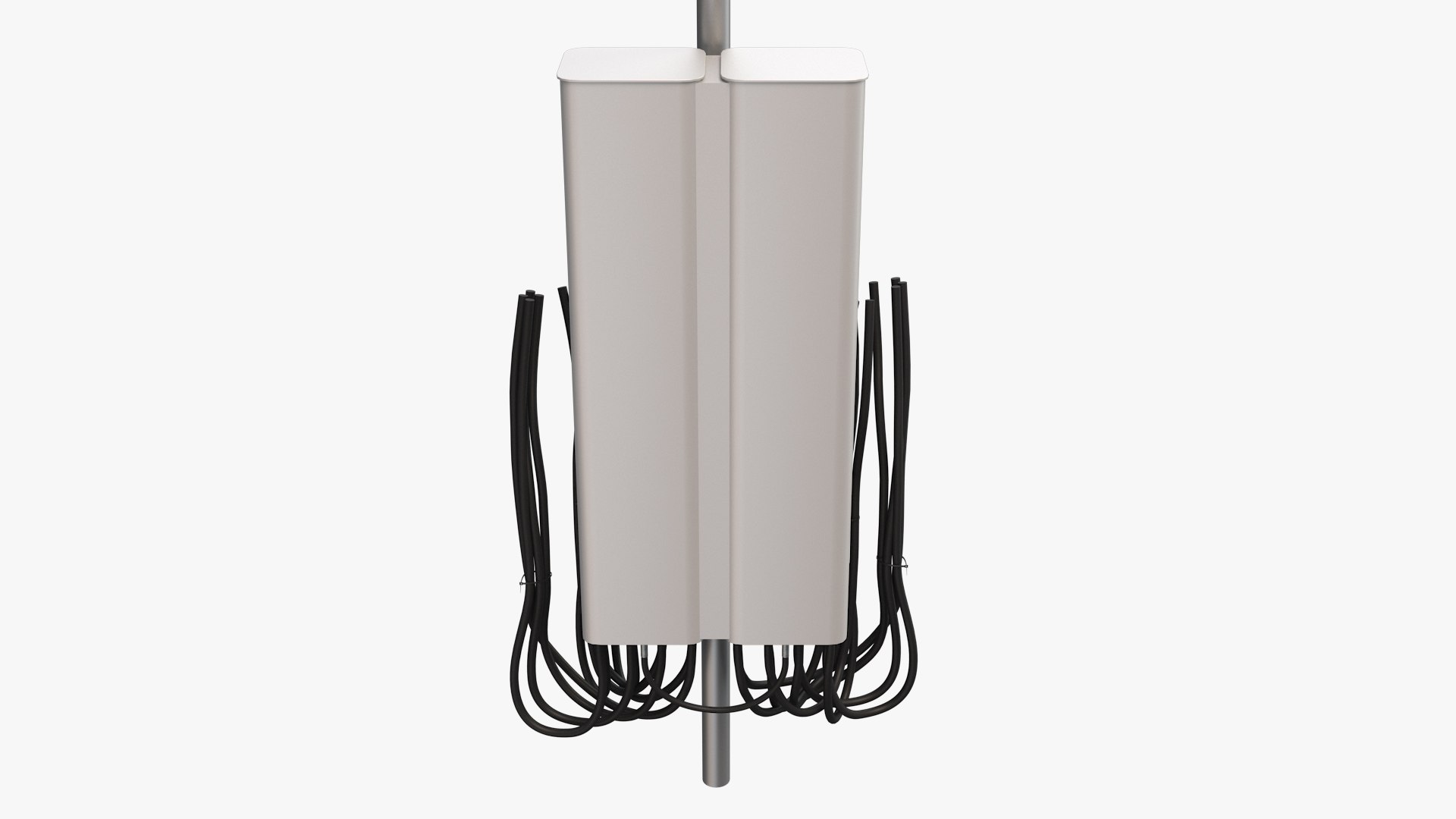 3D Model Cell Site Antenna 002 Twin Model - TurboSquid 2004398