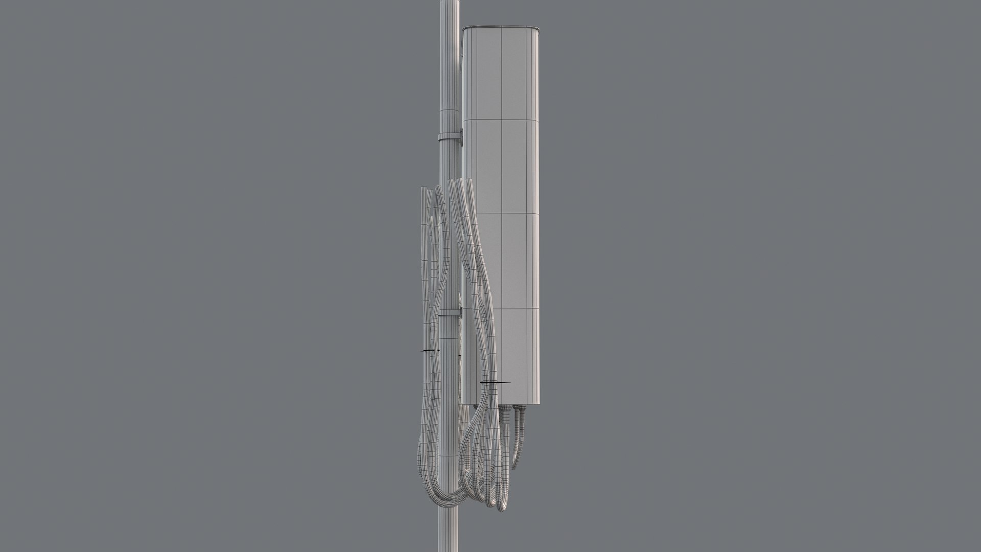 3D Model Cell Site Antenna 002 Twin Model - TurboSquid 2004398