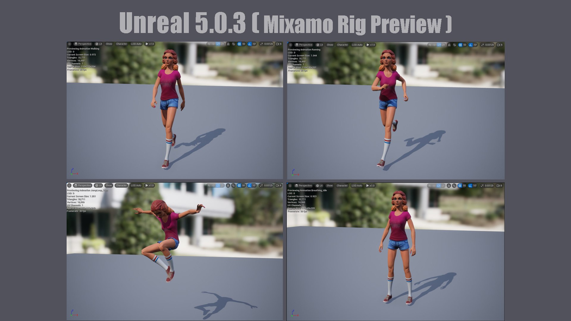 3D Cartoon Girl Rig Model - TurboSquid 2160286