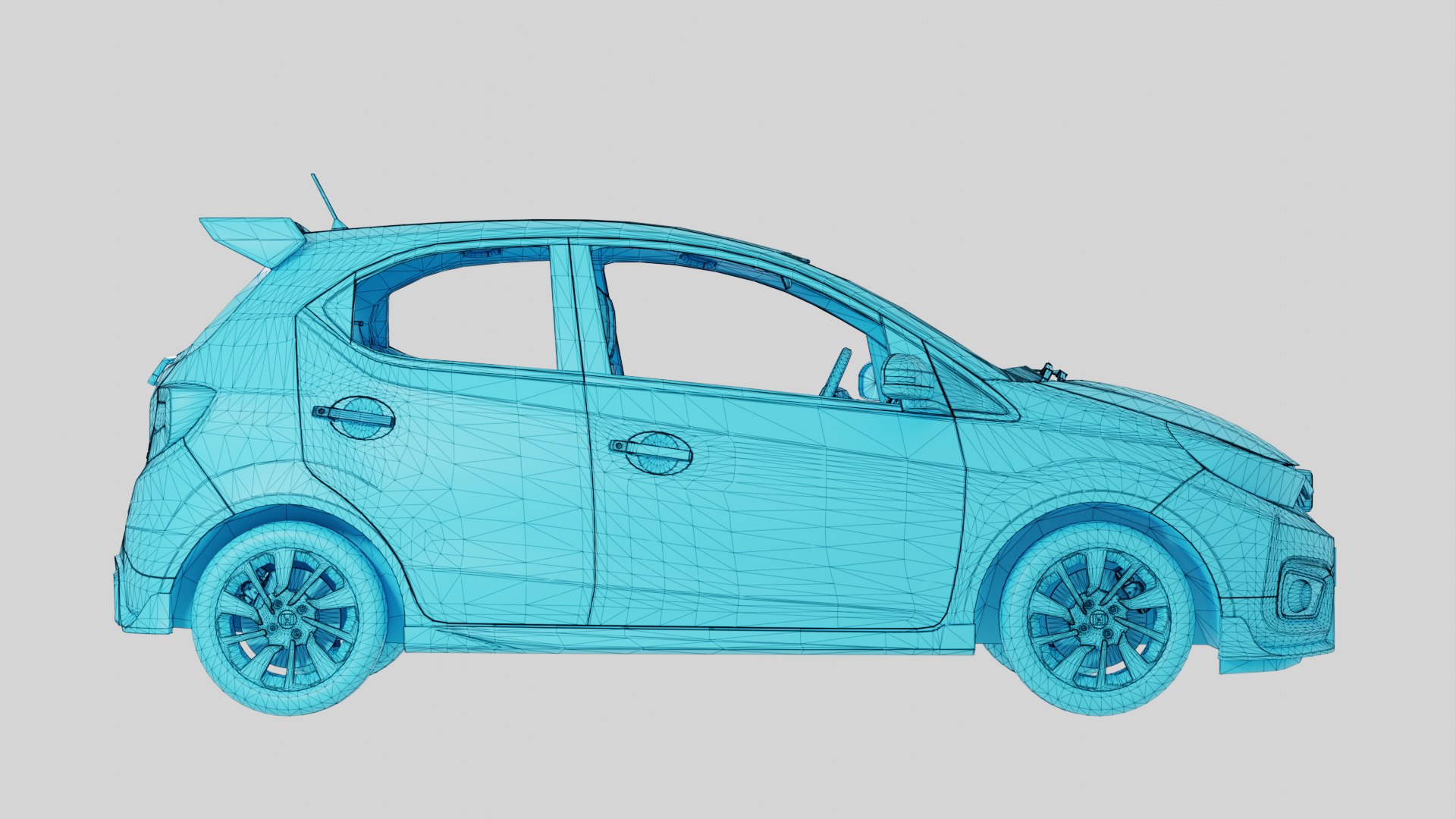 Honda Brio RS Urbanite 2020 With Interior HQ Low Poly 2 3D - TurboSquid ...
