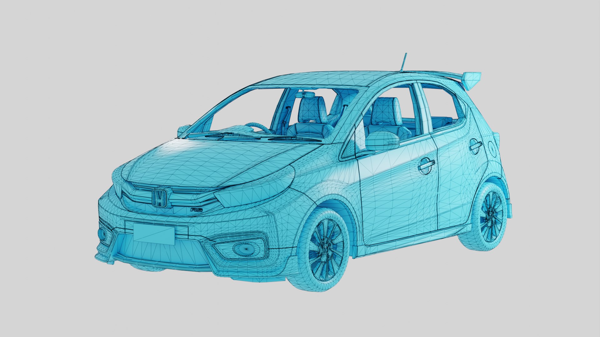 Honda Brio RS Urbanite 2020 With Interior HQ Low Poly 2 3D - TurboSquid ...