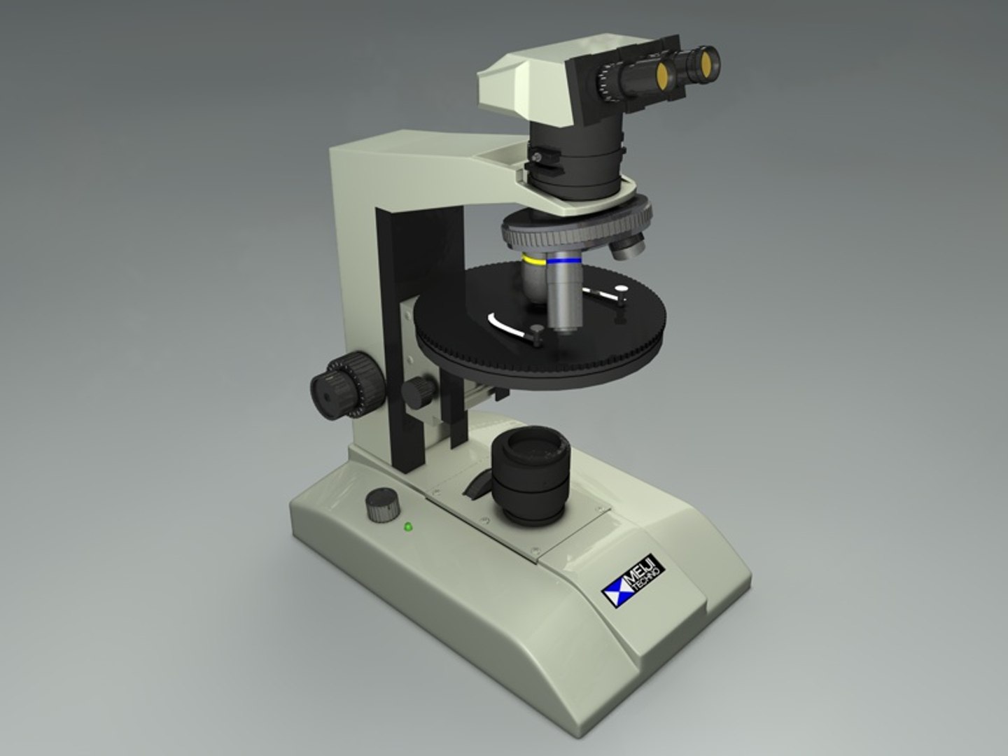 microscope 3d model