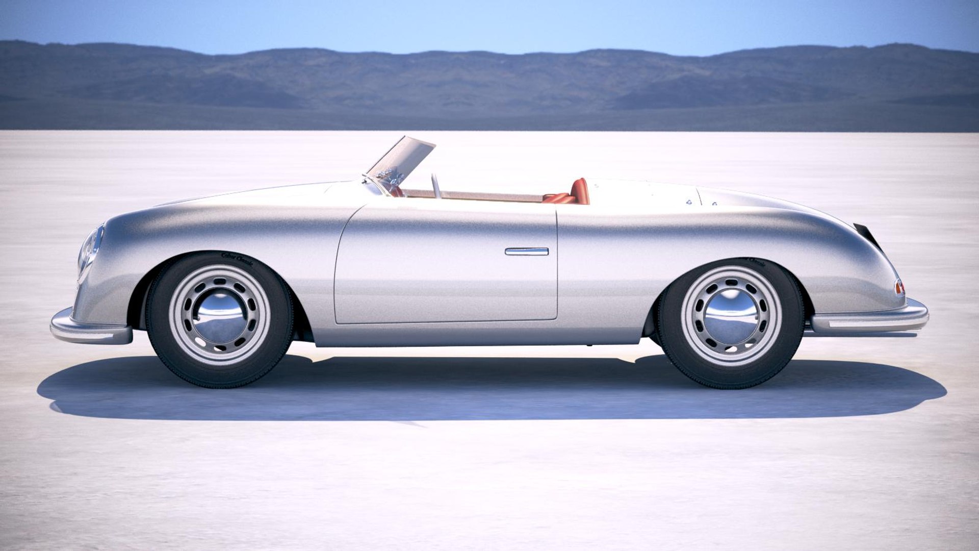 3d Porsche 356 Number Model