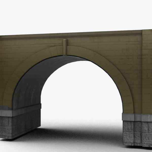 Modular concrete bridge 3D model - TurboSquid 1342734