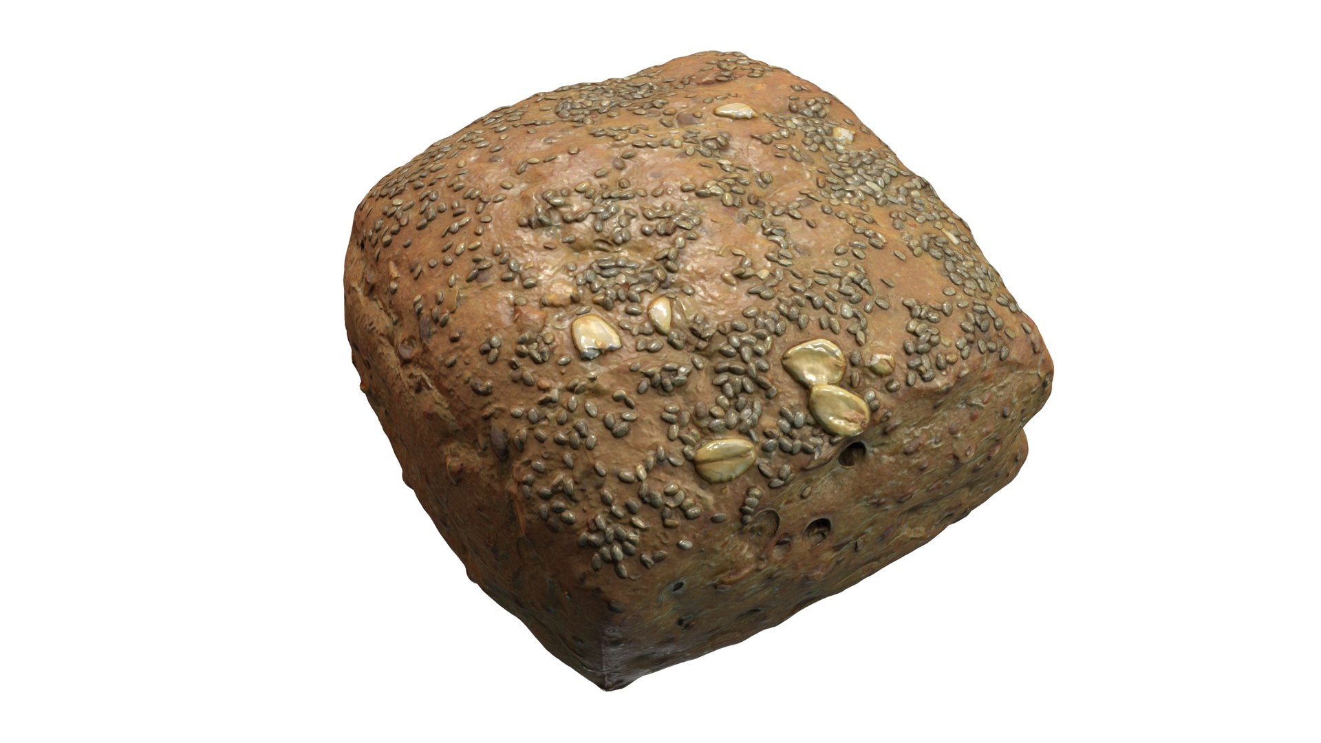 Multigrain Bread Model - TurboSquid 2052633