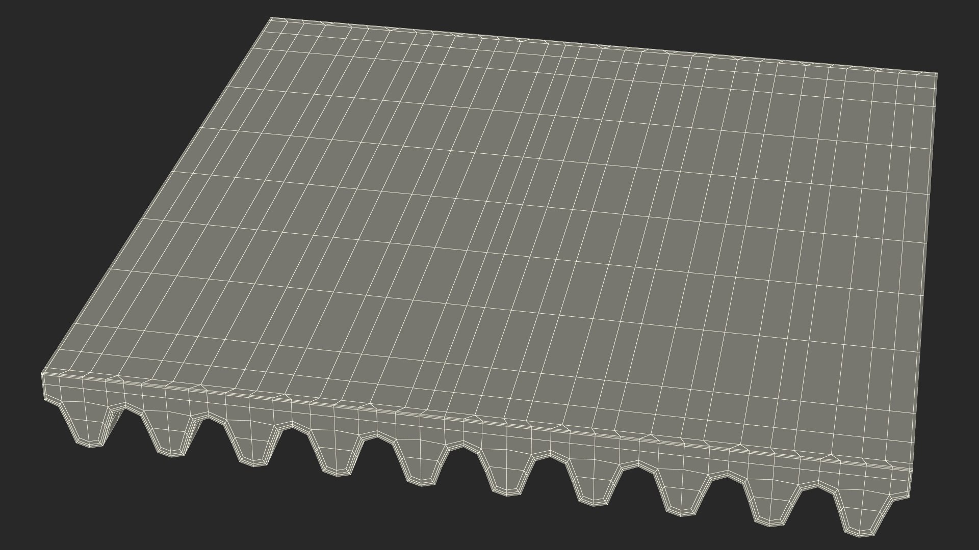 Acoustic Foam Panel Black 3D model - TurboSquid 2070246