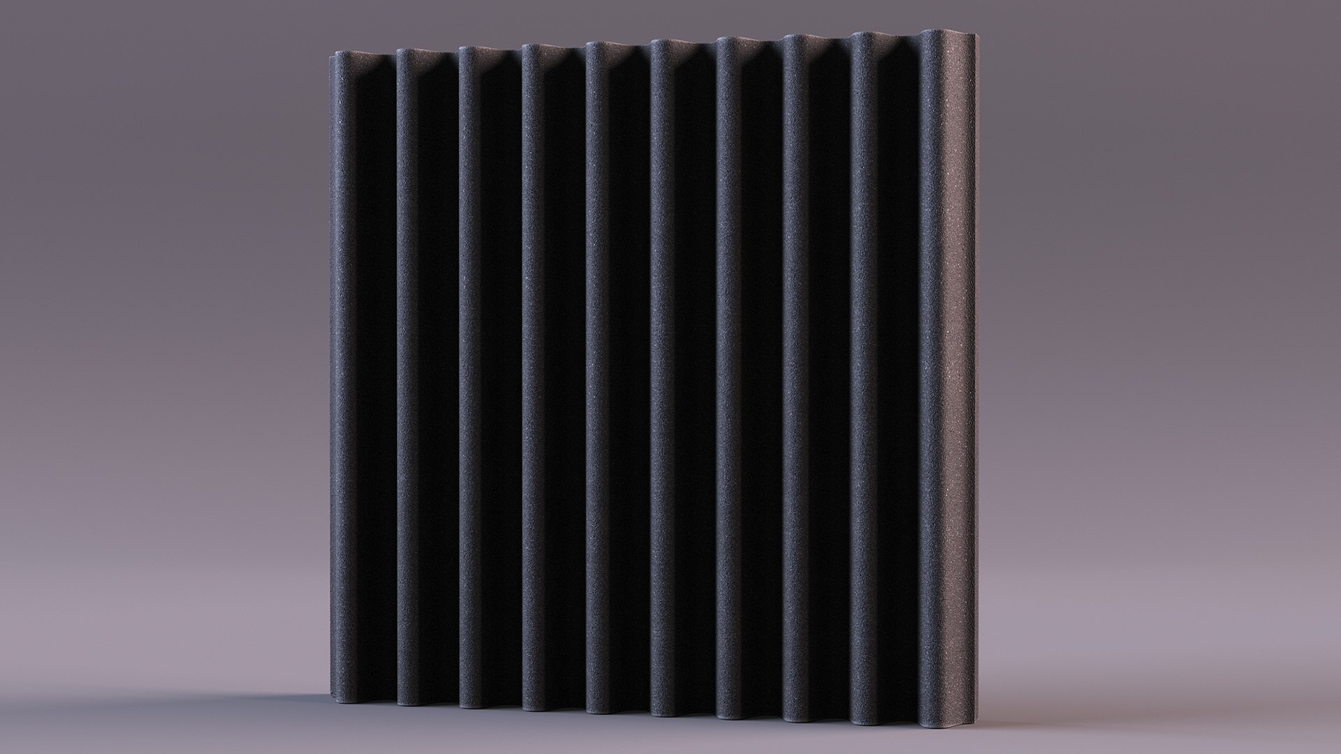 Acoustic Foam Panel Black 3D model - TurboSquid 2070246