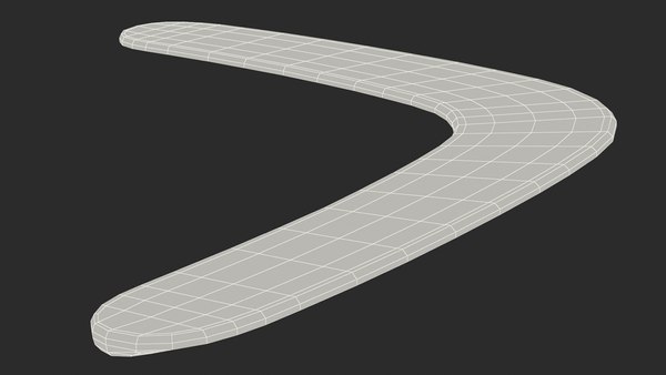 3D wooden boomerang model - TurboSquid 1708465