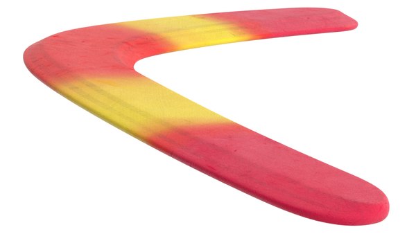 3D wooden boomerang model - TurboSquid 1708465