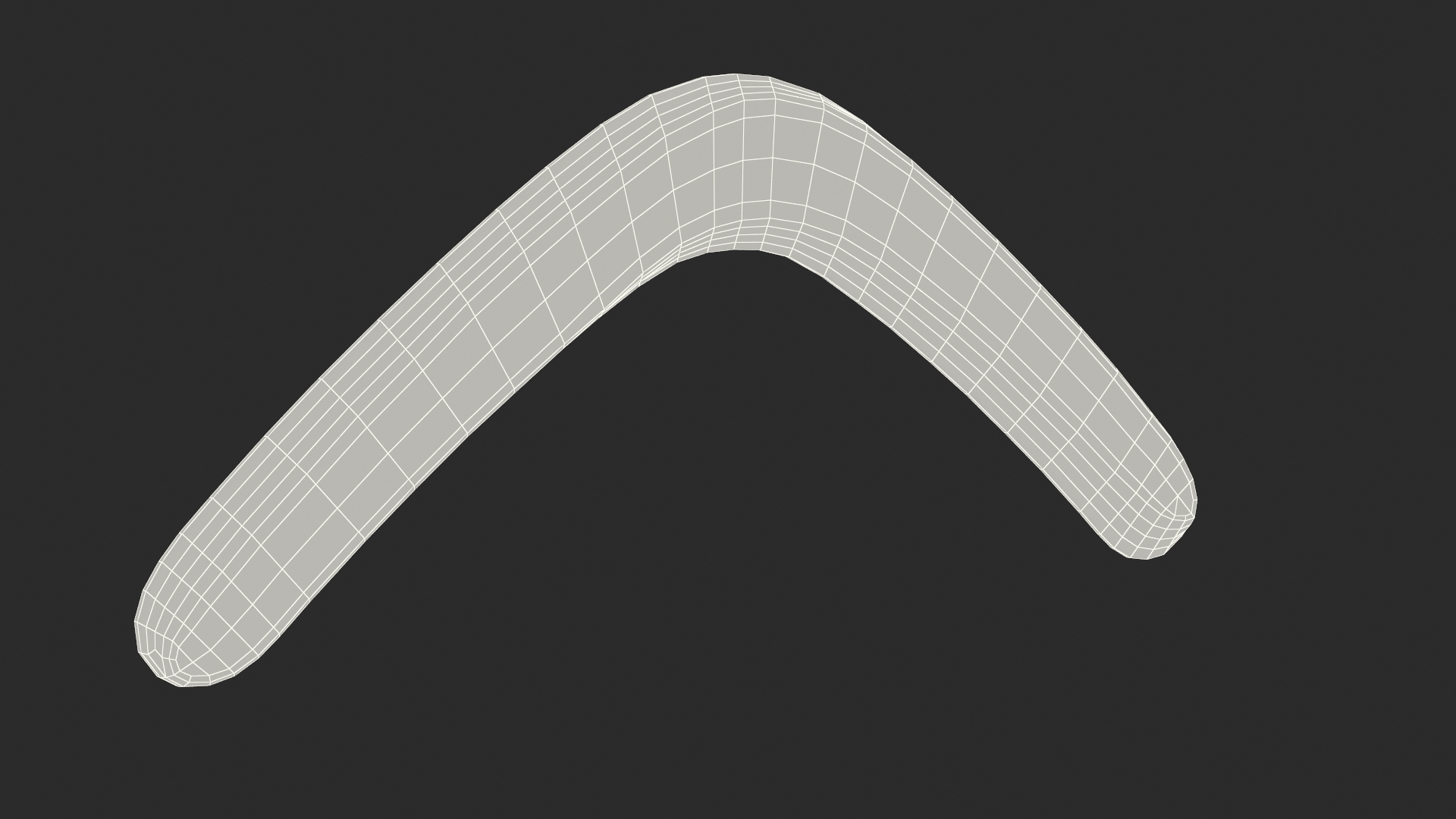 3D wooden boomerang model - TurboSquid 1708465