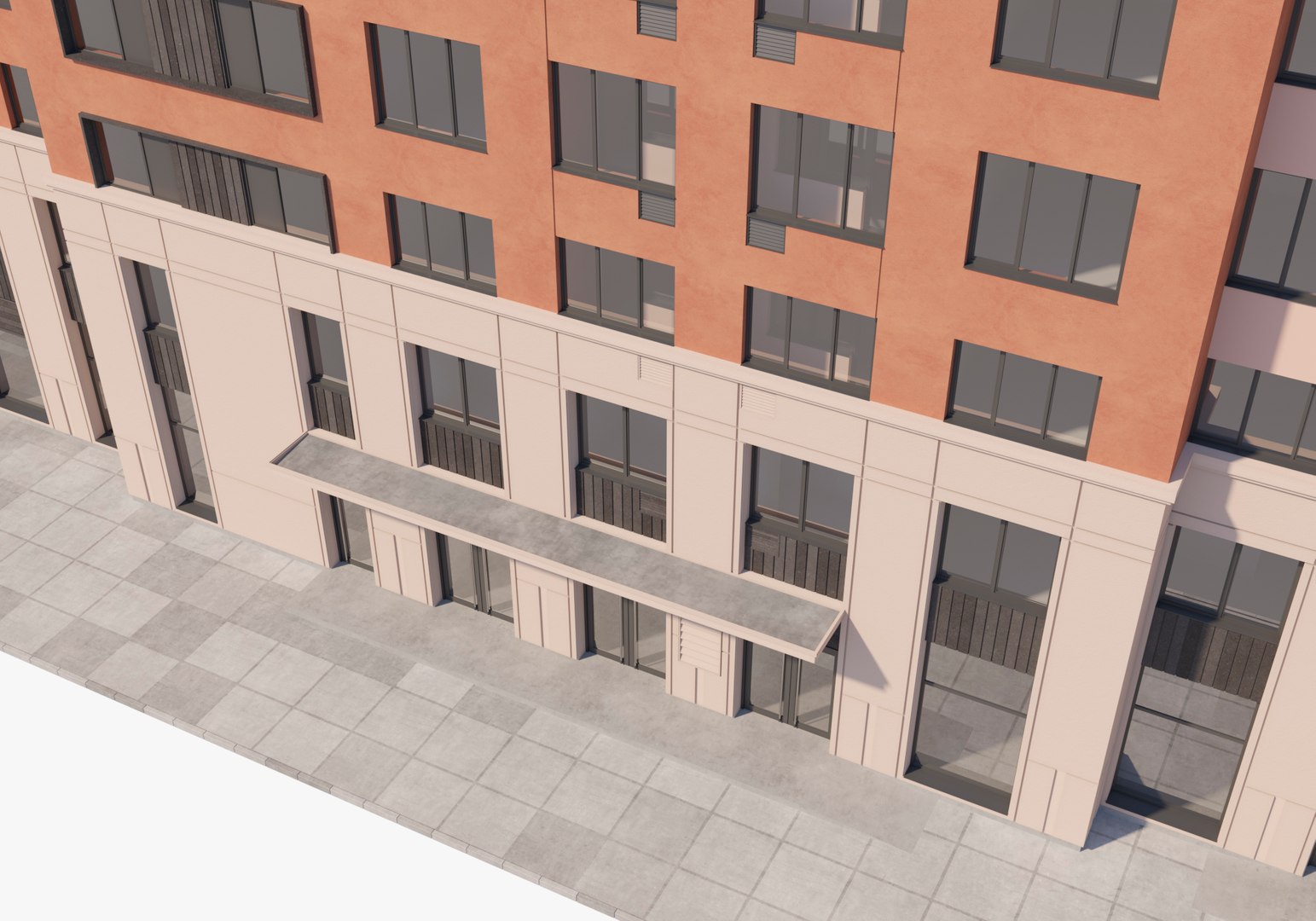 3D High-rise Building - TurboSquid 1360773