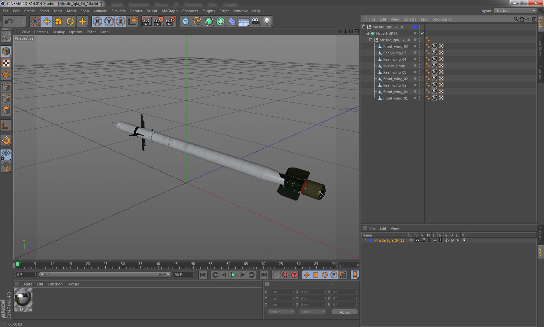 Missile Igla Sa-18 Grouse Max