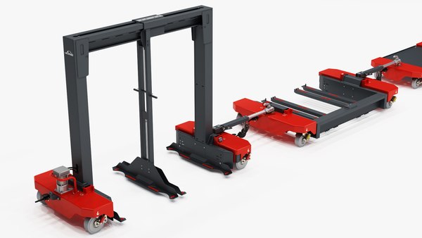 modelo 3d Sistema de tren logístico industrial Linde P250 - TurboSquid ...