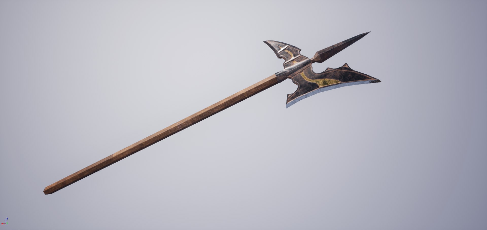 3D fantasy medieval halberd model - TurboSquid 1497866