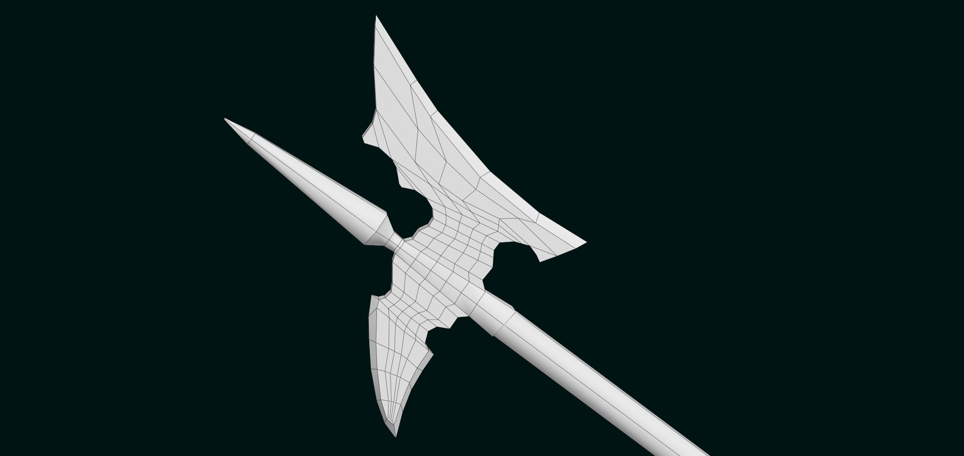 3D fantasy medieval halberd model - TurboSquid 1497866