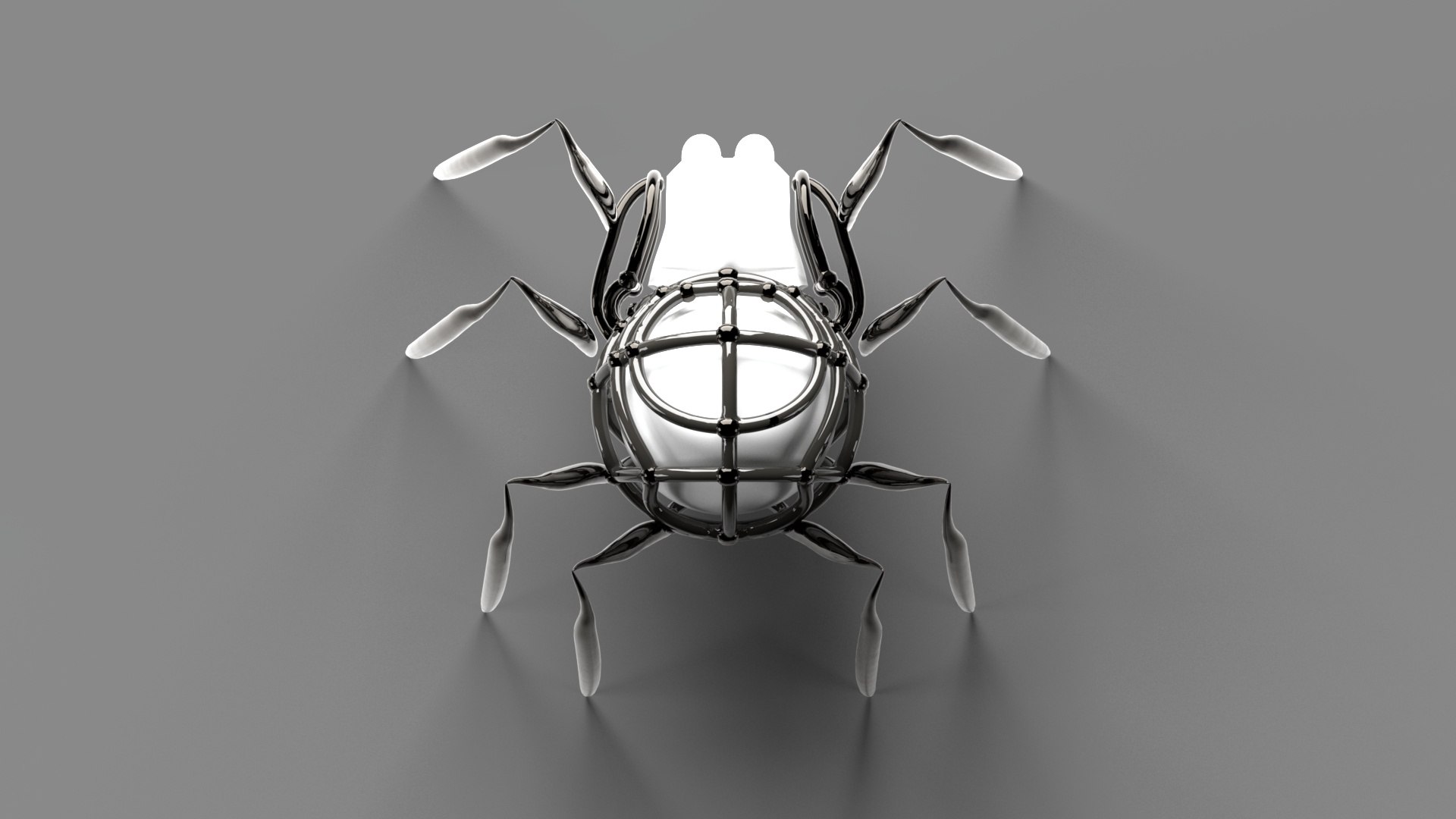 Spider Robot Model - TurboSquid 2366607