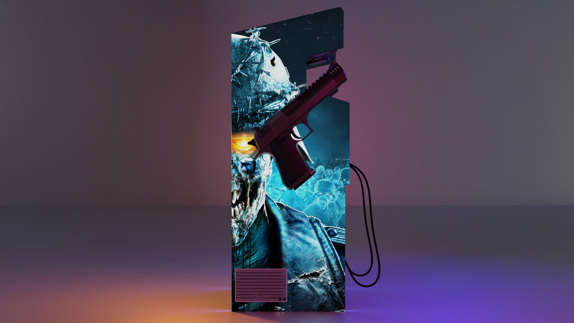 Zombie Shooting Game Machine 3D - TurboSquid 2319812
