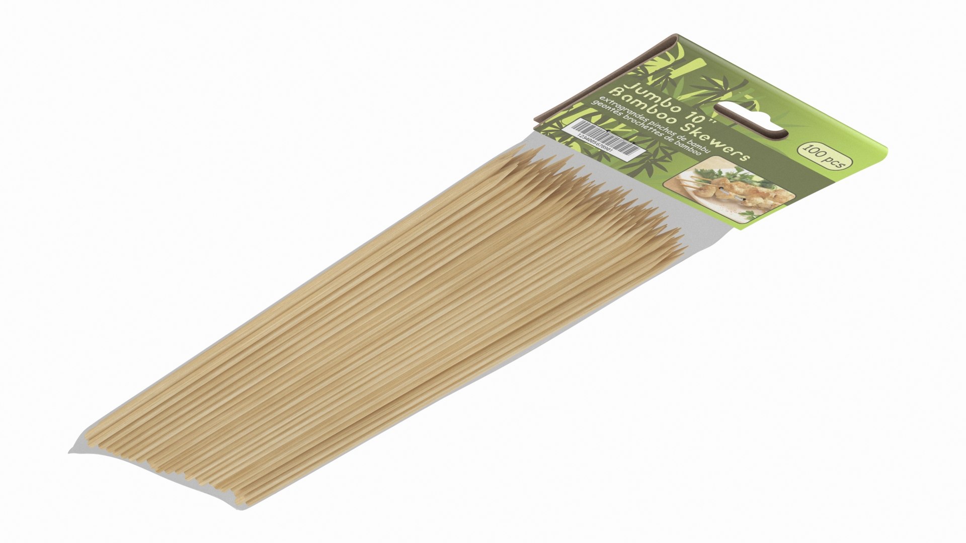 Bamboo Skewers Pack 3D Model - TurboSquid 2381229