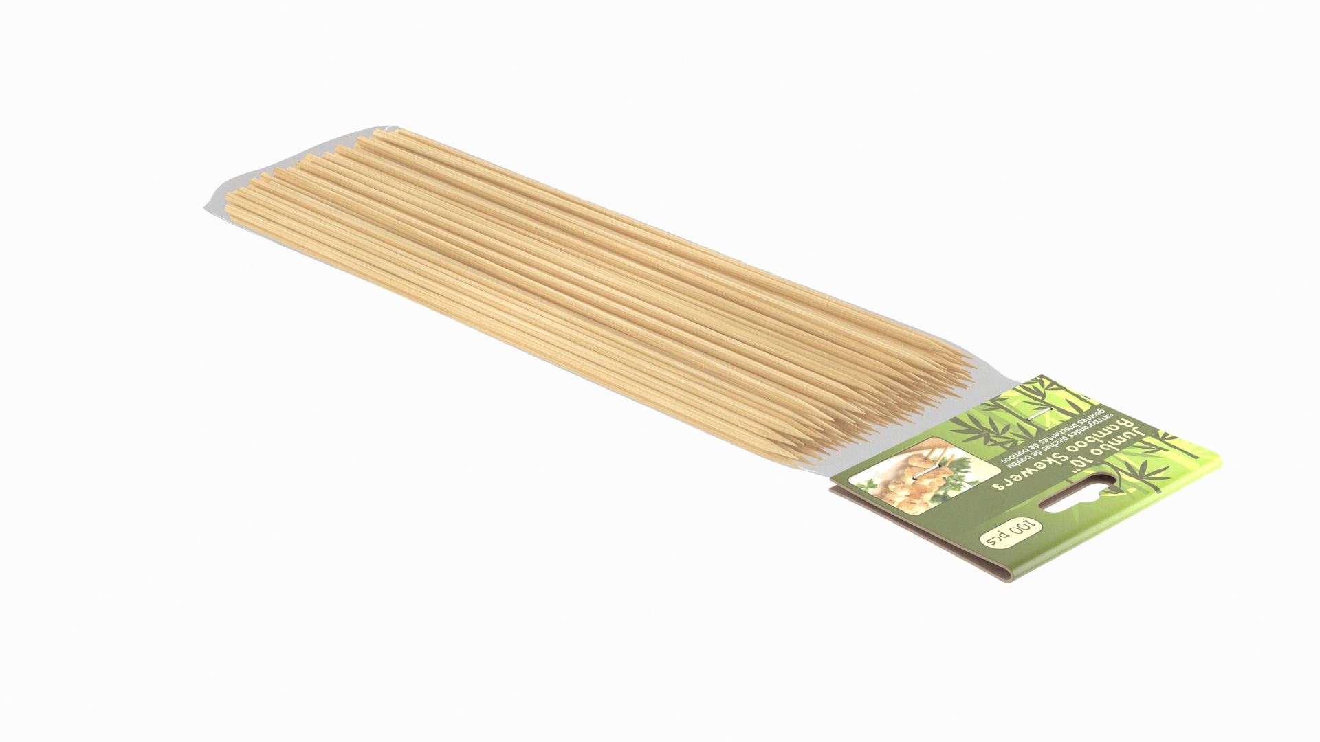 Bamboo Skewers Pack 3D Model - TurboSquid 2381229
