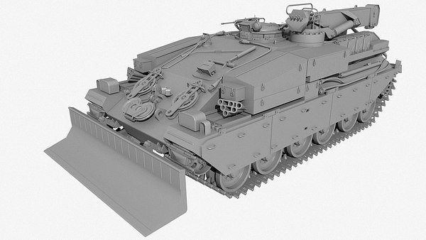 Armored Recovery ARV And Armored Engineer AEV Vehicles Collection 3D ...