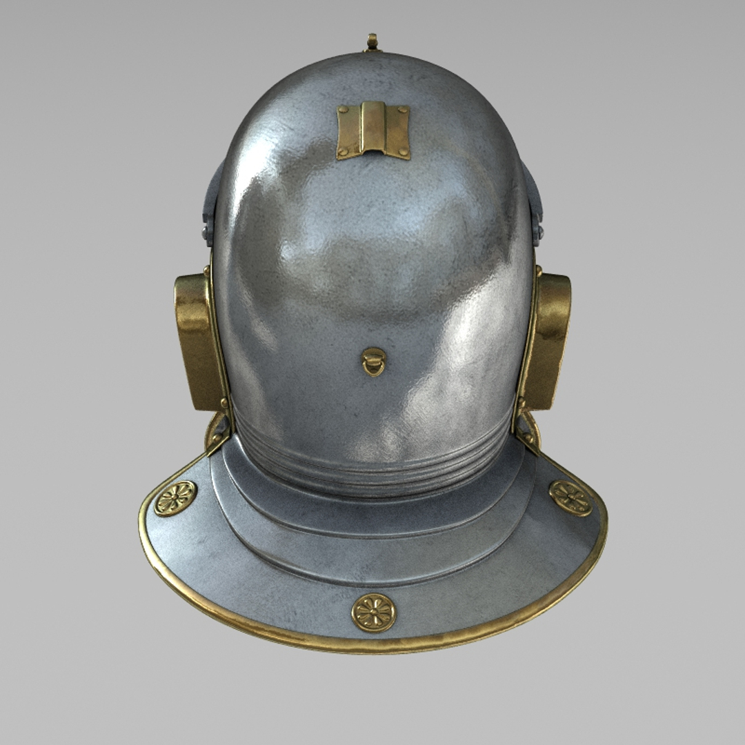 3d model of roman helmet