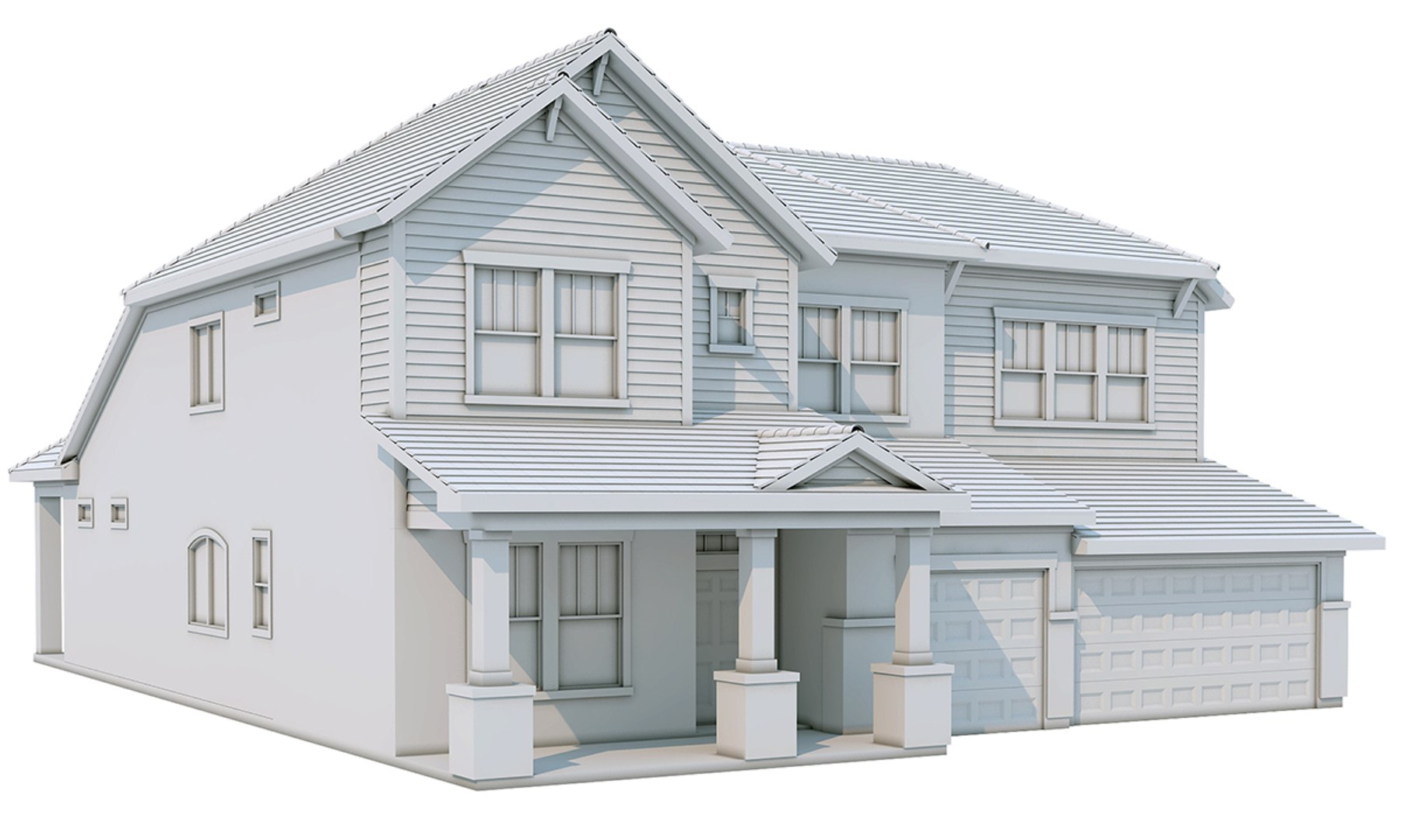 3d Model Home Roof