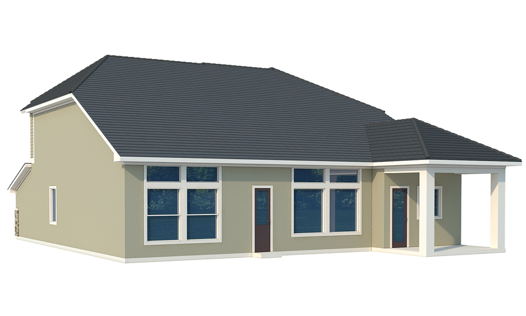 3d Model Home Roof
