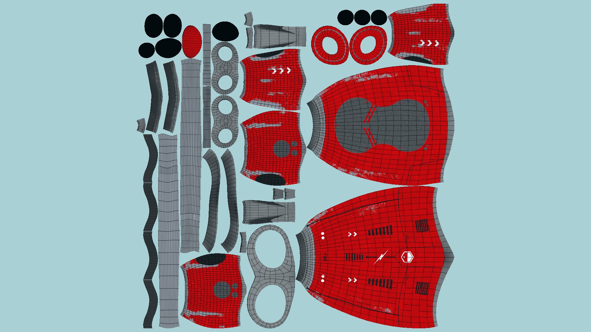 3D Jetpack I04 Red Black - SciFi Character Design model - TurboSquid ...