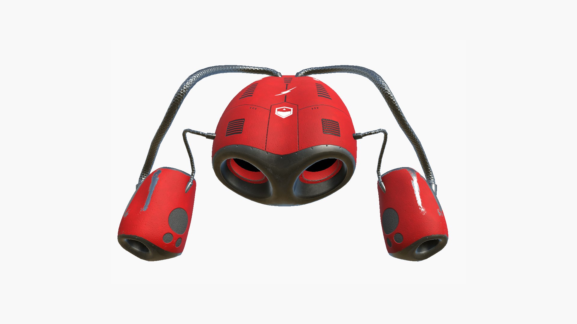 3D Jetpack I04 Red Black - SciFi Character Design model - TurboSquid ...